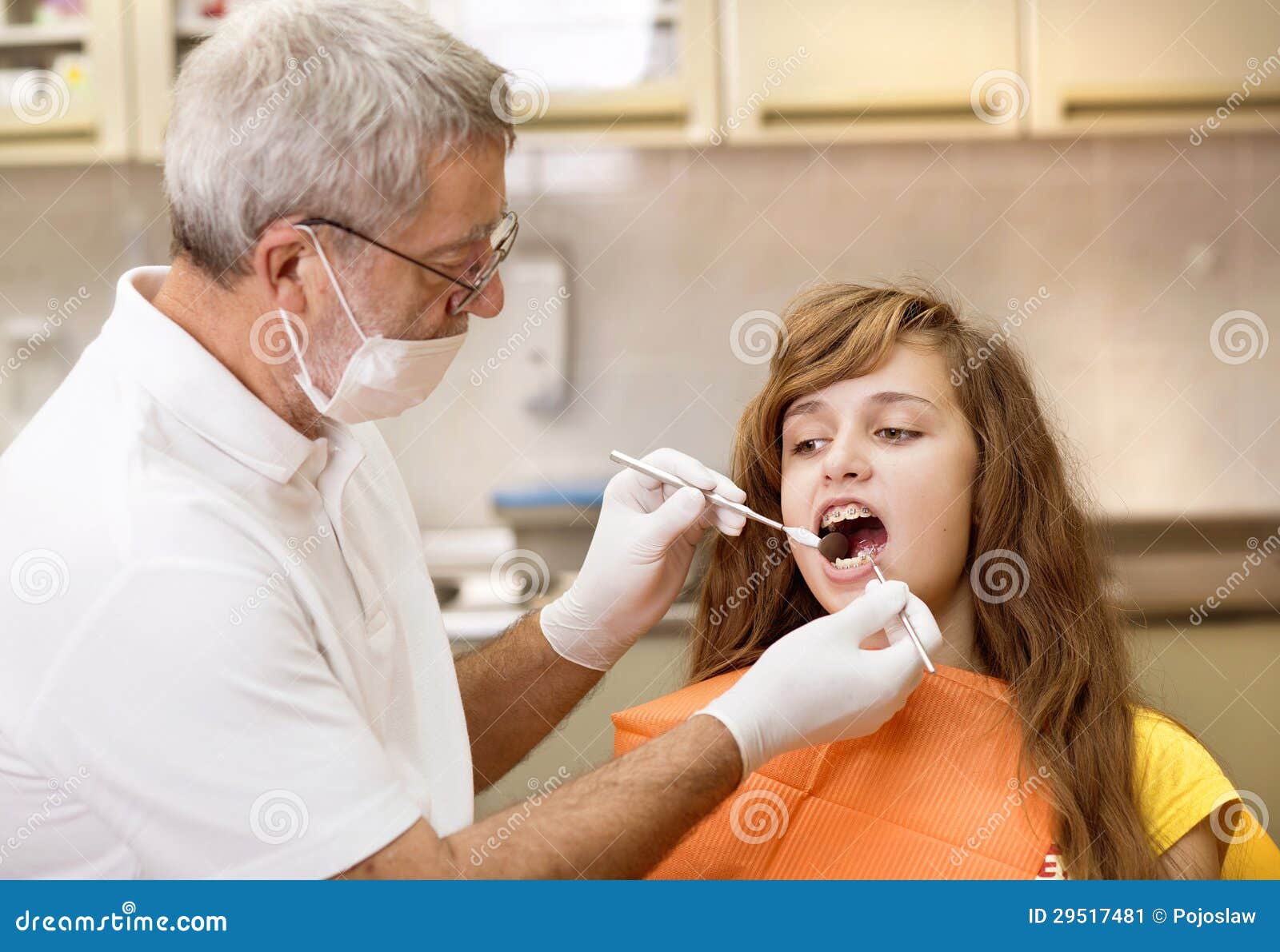 Dental visit stock image. Image of checkup, doctor, braces - 29517481