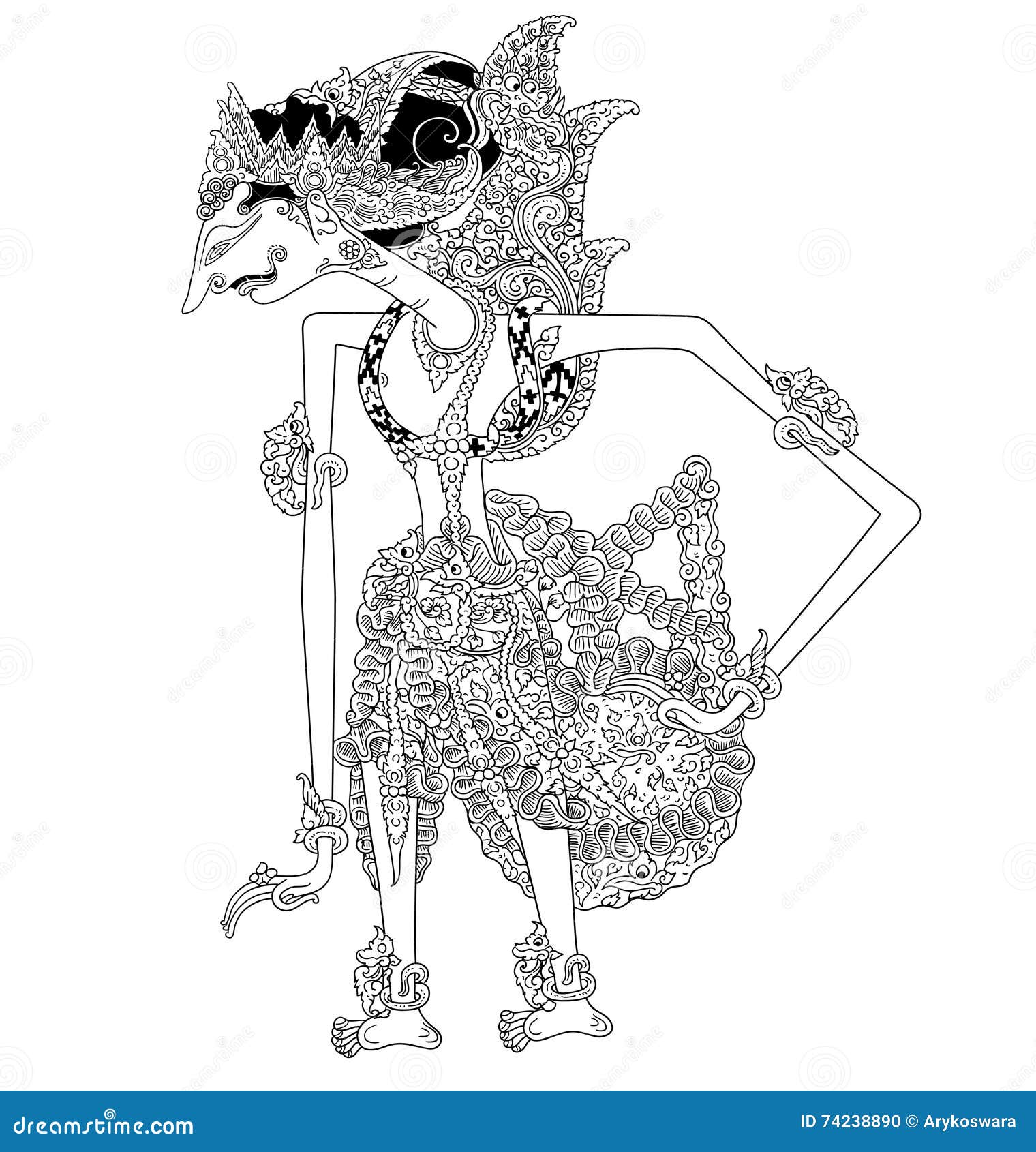 The Dewi Srikandi Logo Vector | CartoonDealer.com #121853556