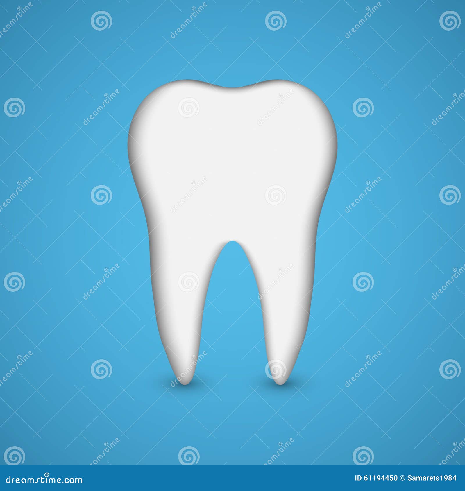 Dente Do Vetor Conceito Dental Da Saúde Ilustração do Vetor ...