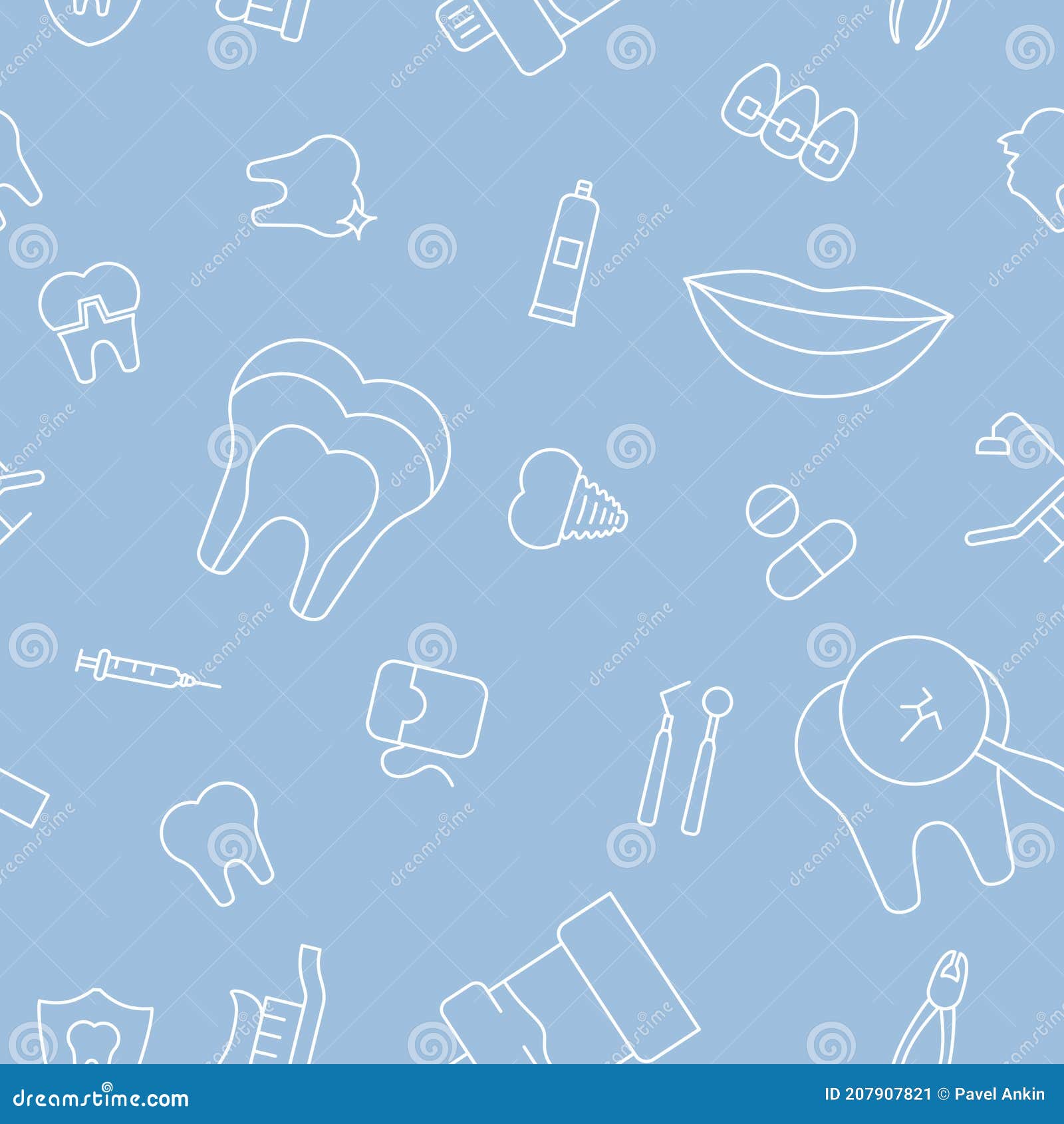 Dentist background 02-07 stock vector. Illustration of dentistry ...