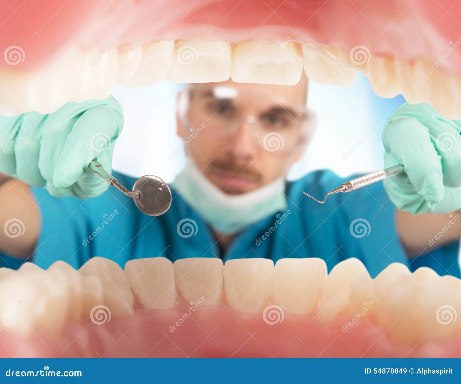 Dentist check stock image. Image of examination, orthodontist - 54870849