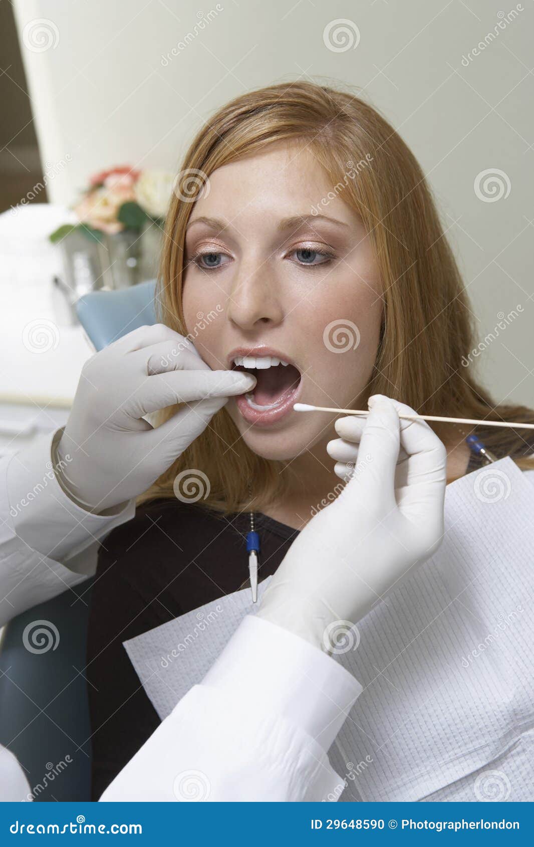 Dentist Checking Patient S Teeth Stock Photo - Image of ache, latin ...
