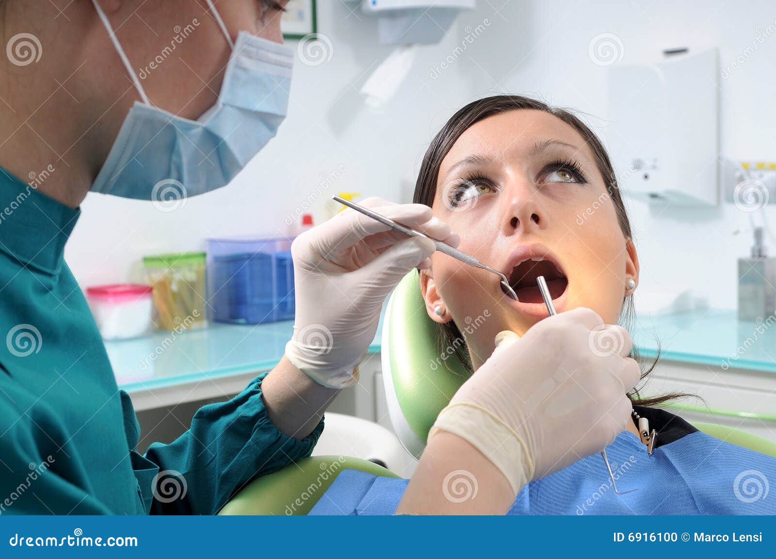 Dentist and checkup stock photo. Image of denture, dental - 6916100