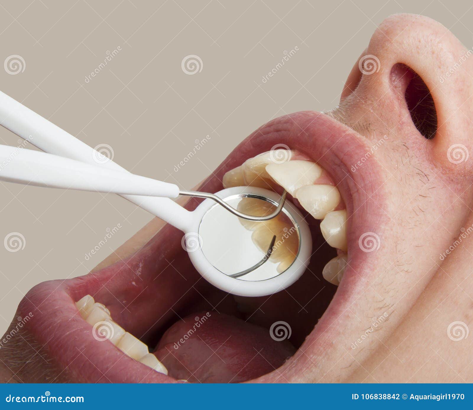 The dentist check stock photo. Image of healthy, tool - 106838842
