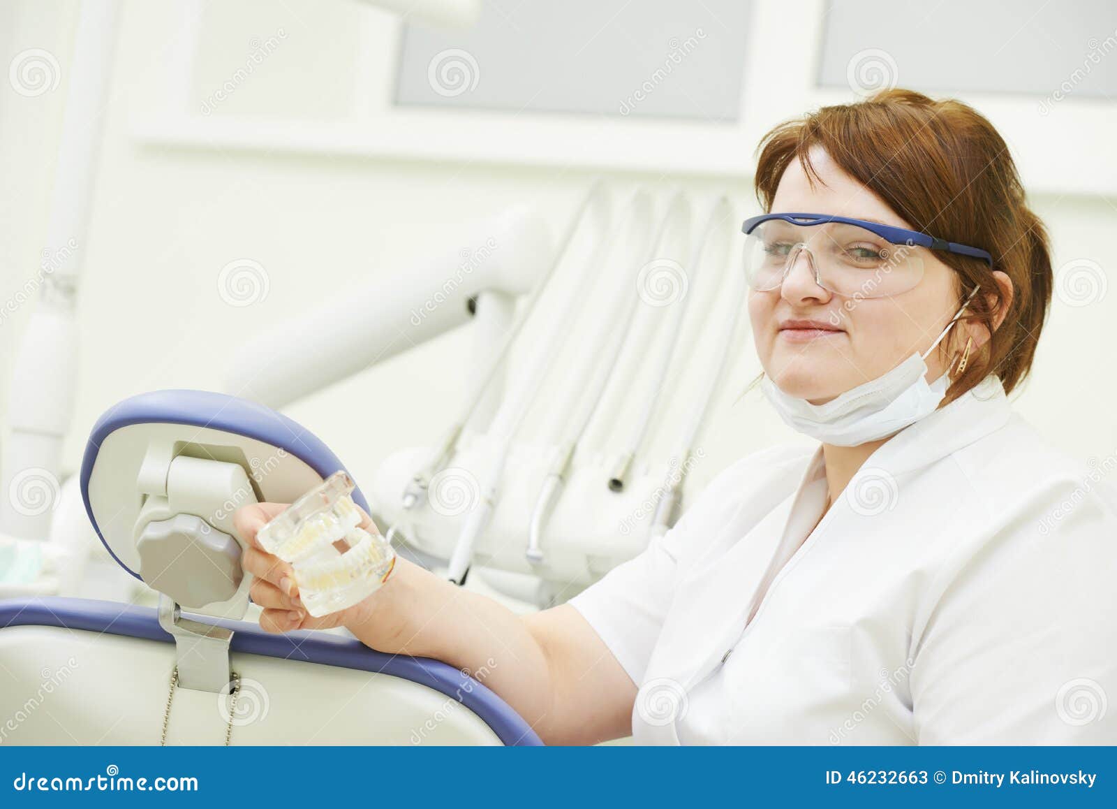 Dentist Orthodontist Portrait Stock Image - Image of happy, person ...