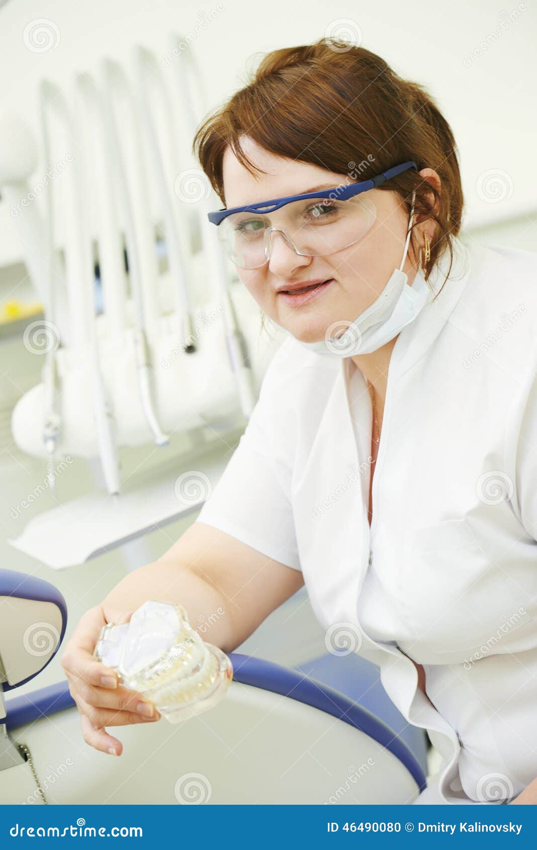 Dentist Orthodontist Portrait Stock Photo - Image of profession, dental ...