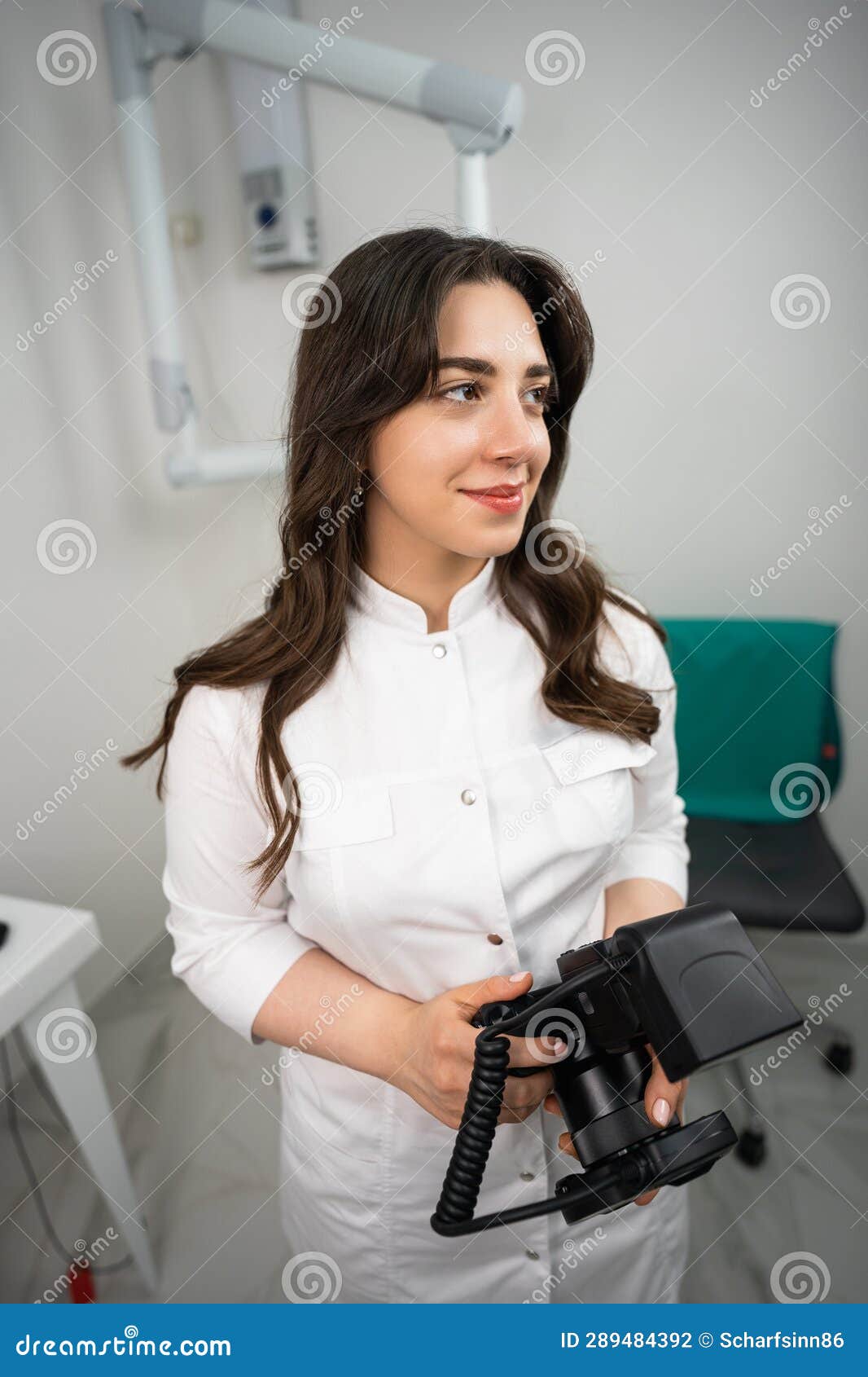Dentist with Photo Camera in Dental Office Stock Photo - Image of oral ...