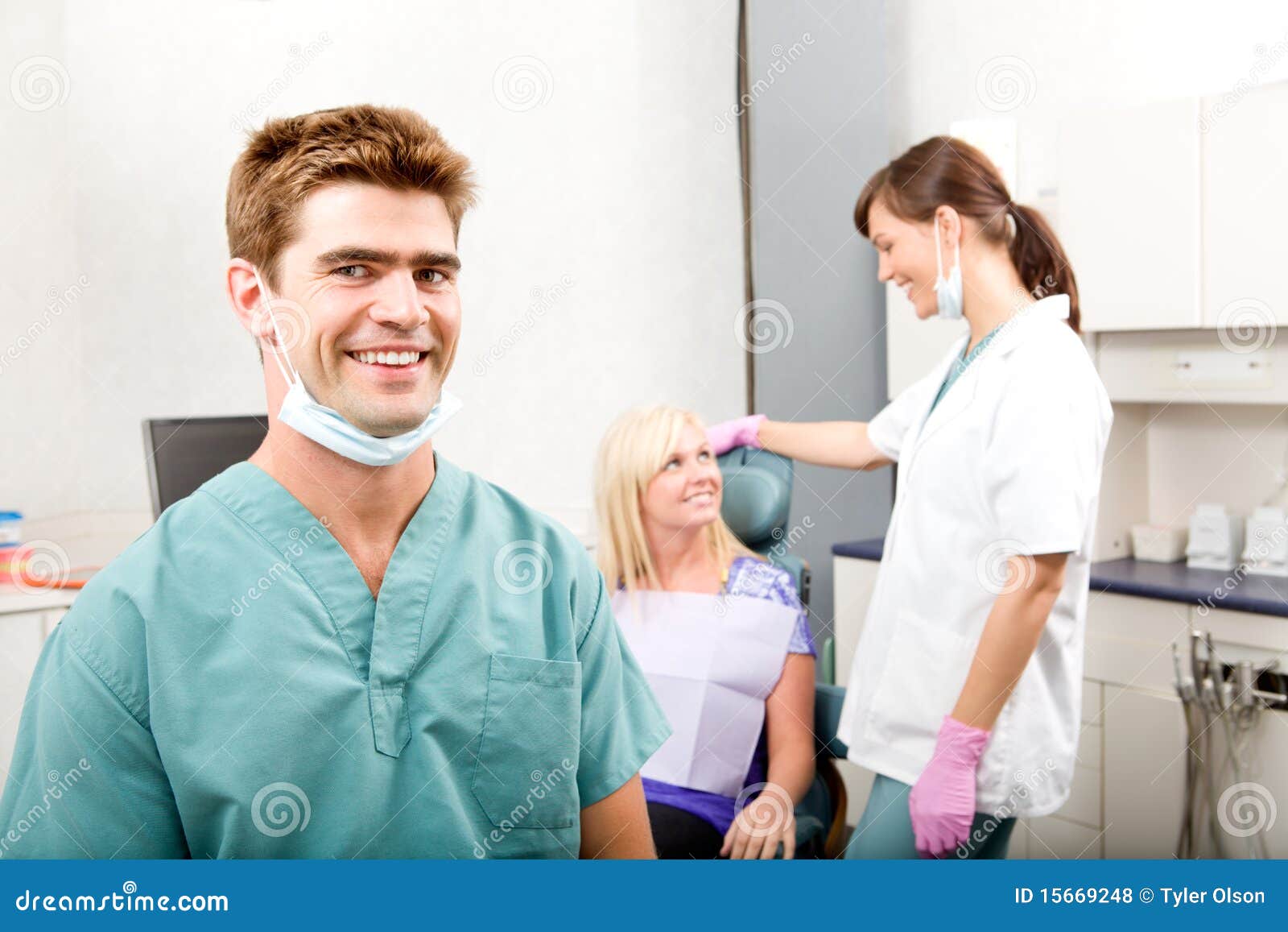Dentist Portrait stock photo. Image of care, patient - 15669248