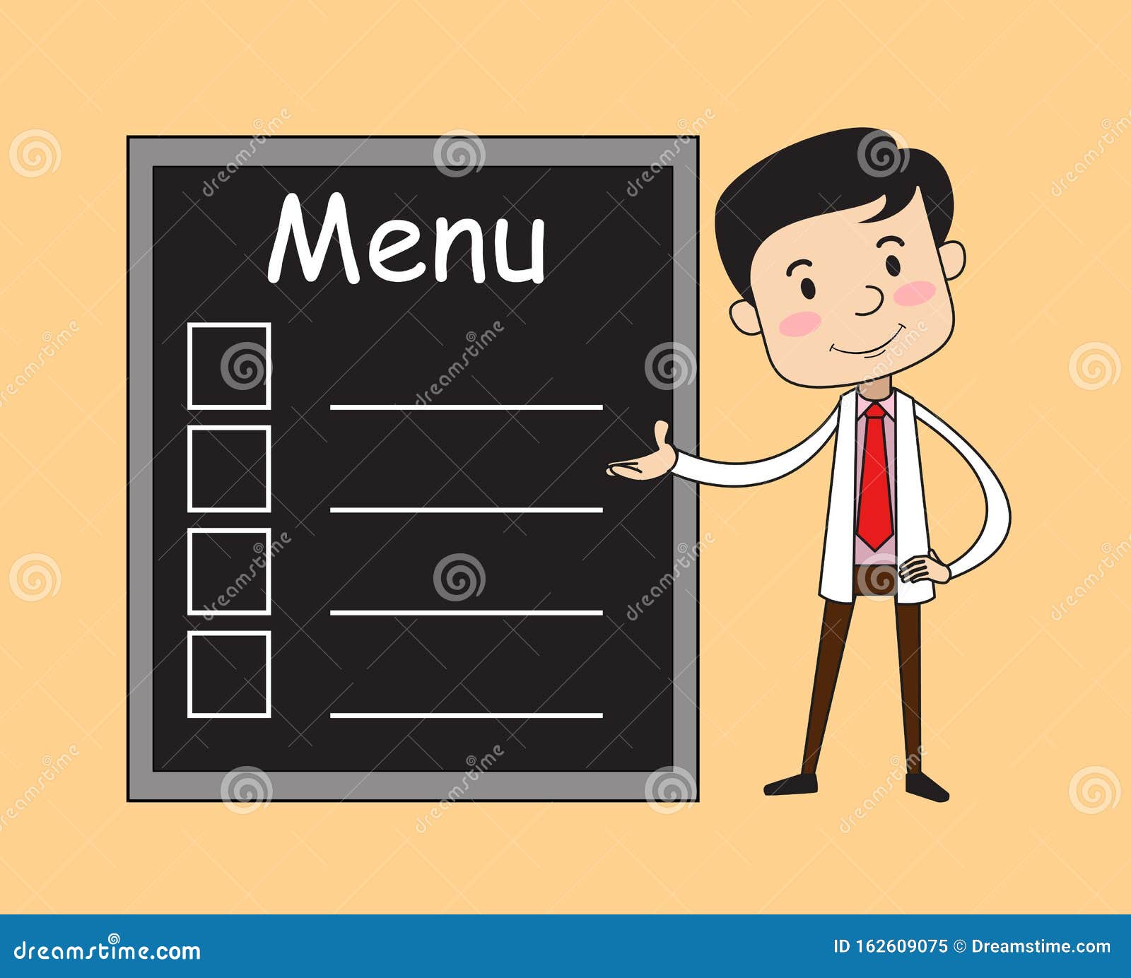 The Dentist Is Presenting A Tooth Vector Flat Cartoon Illustration ...