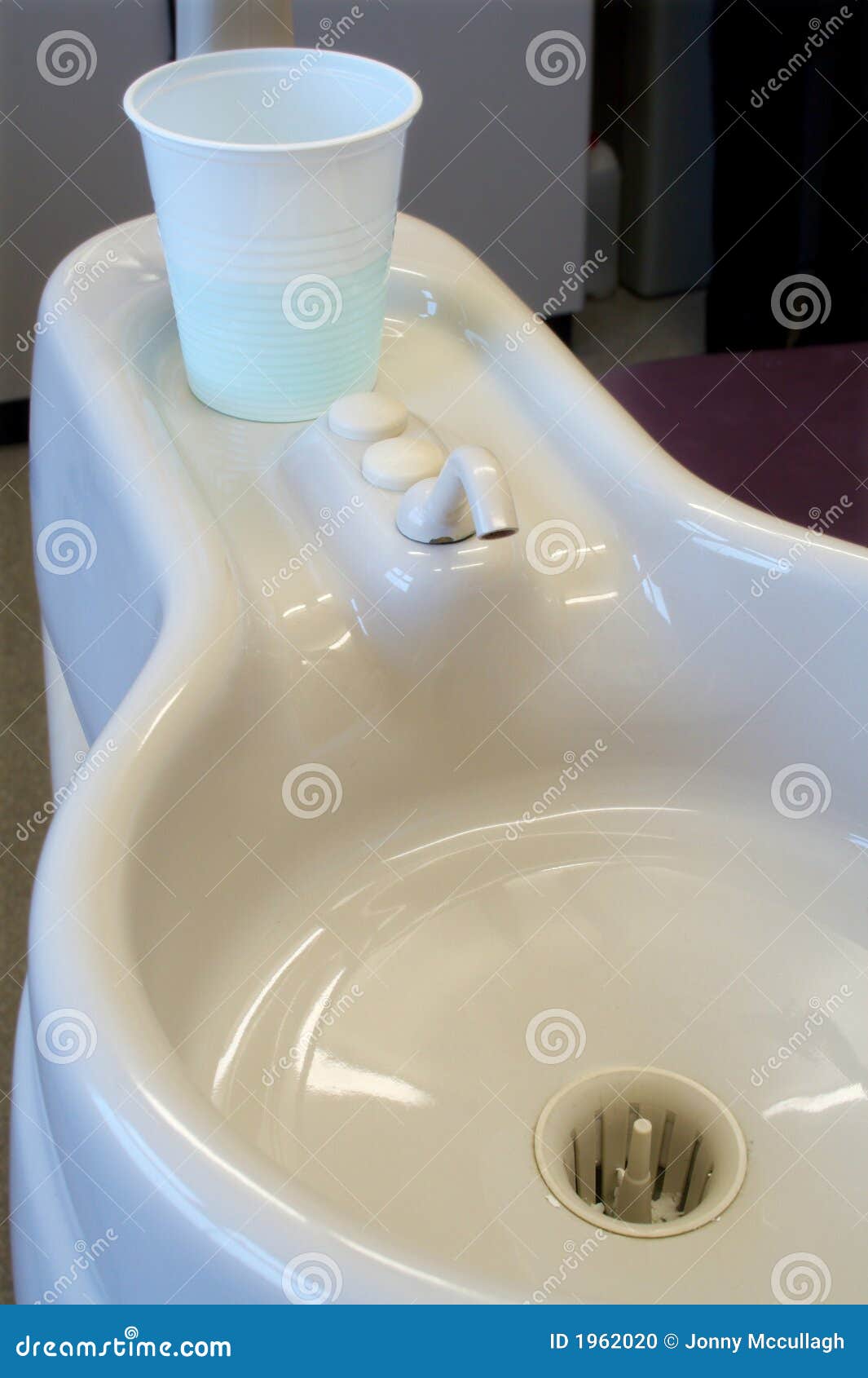 Dentist s Sink Close stock photo. Image of examination - 1962020