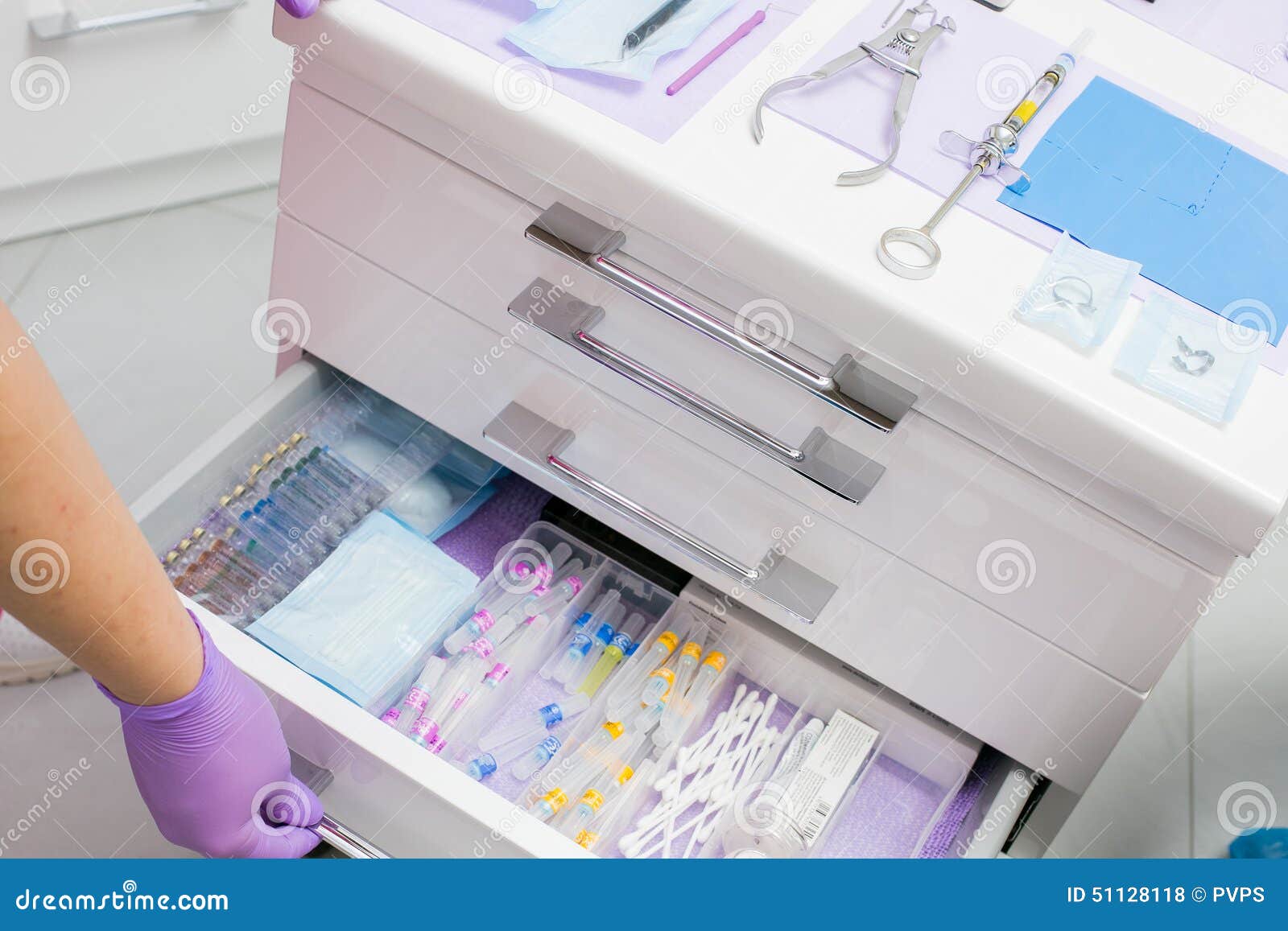 Dentist s tools stock photo. Image of office, drawer - 51128118