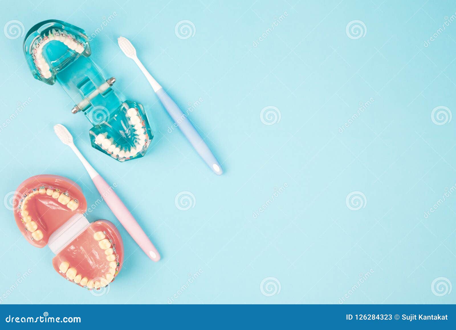 Dentist Tools and Orthodontic. Stock Image - Image of teeth, modern ...