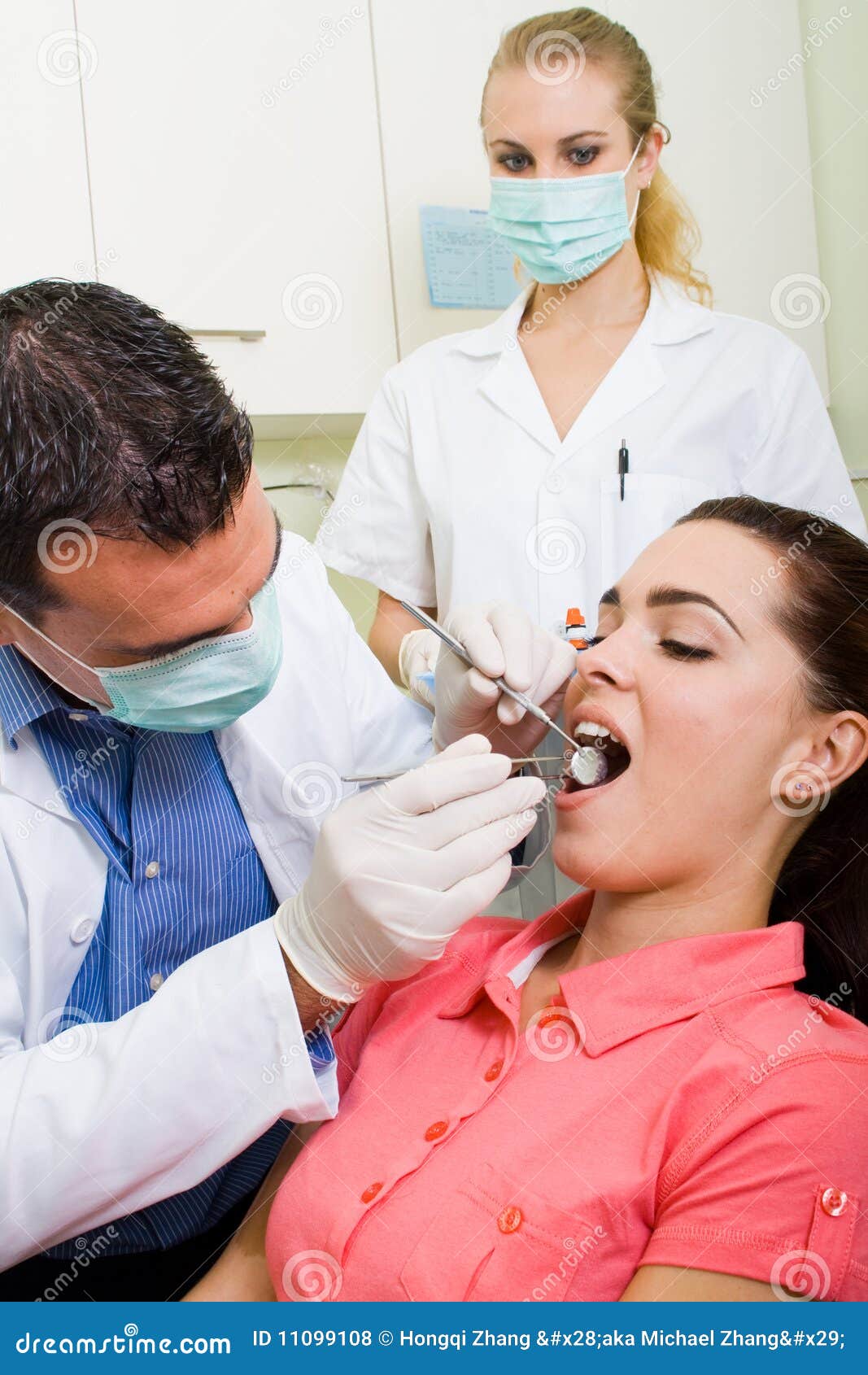 Dentist at work stock photo. Image of dentist, checkup - 11099108