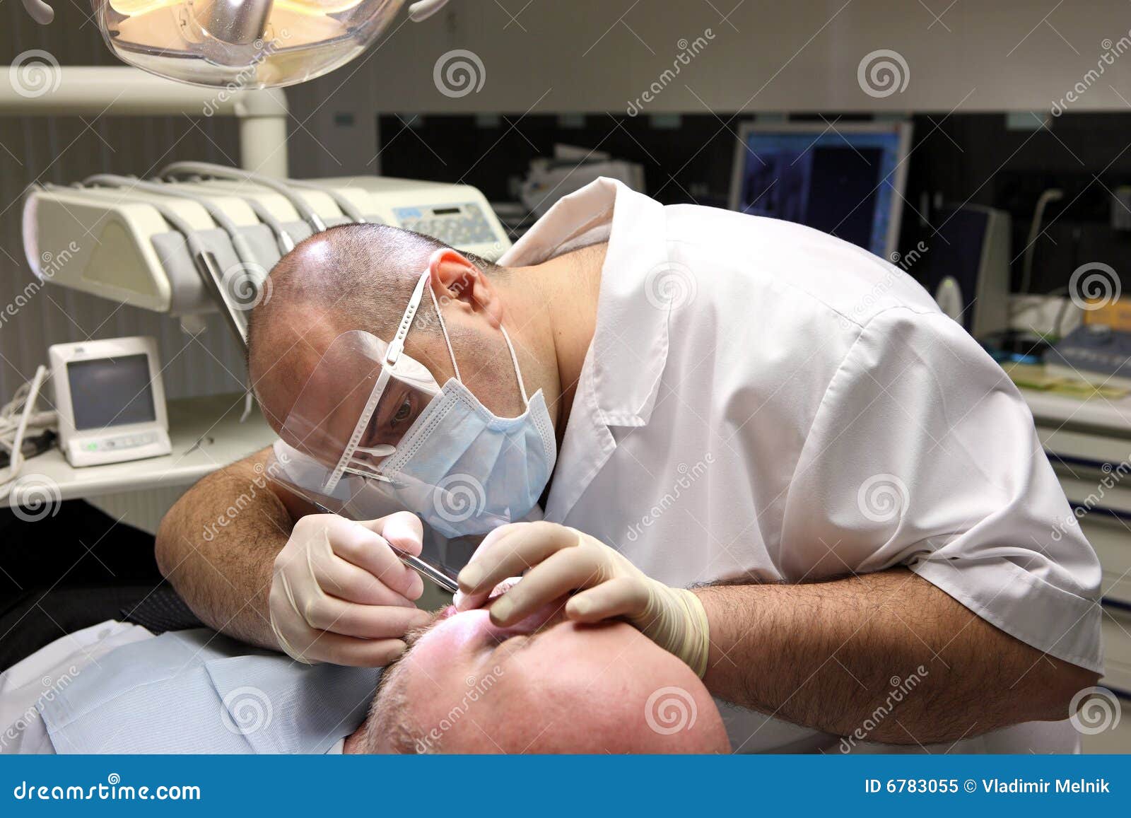 Dentist at work stock image. Image of hand, dentist, orthodontic - 6783055