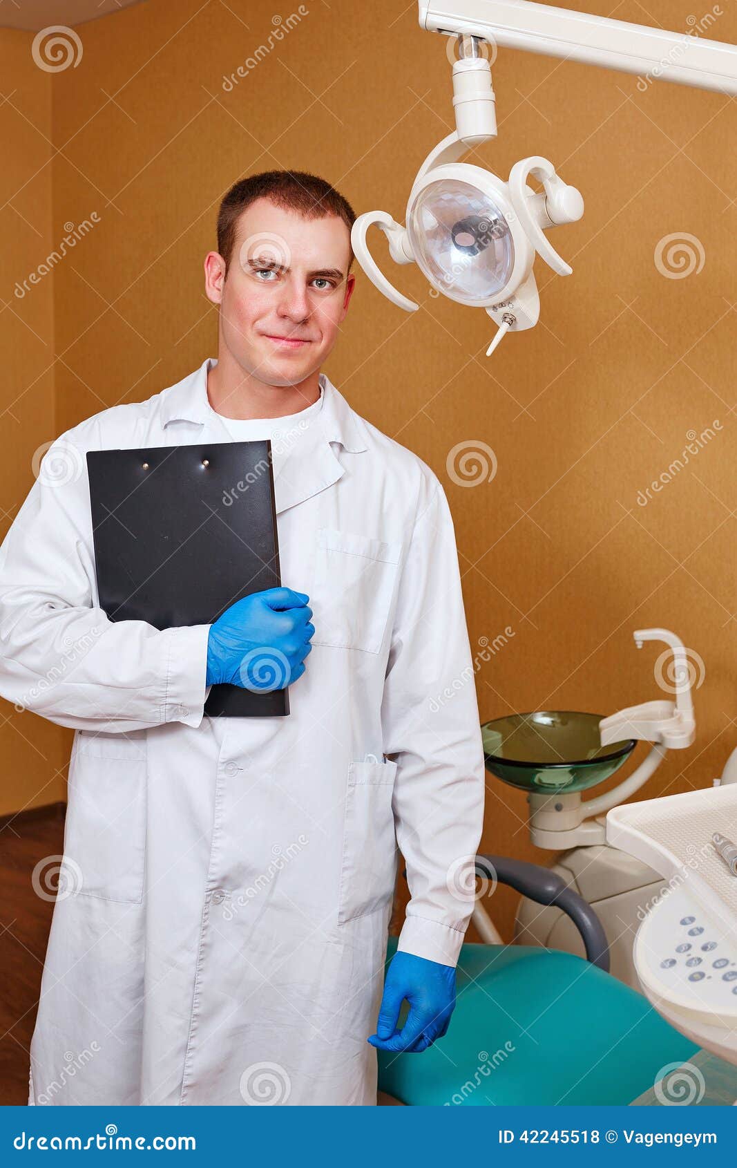 Dentist at work stock photo. Image of occupation, body - 42245518
