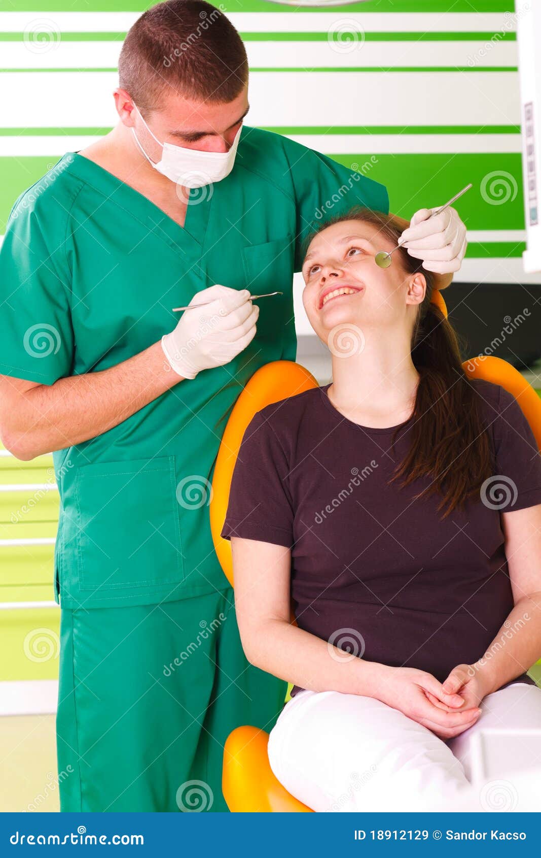 Dentist working stock image. Image of hands, protective - 18912129