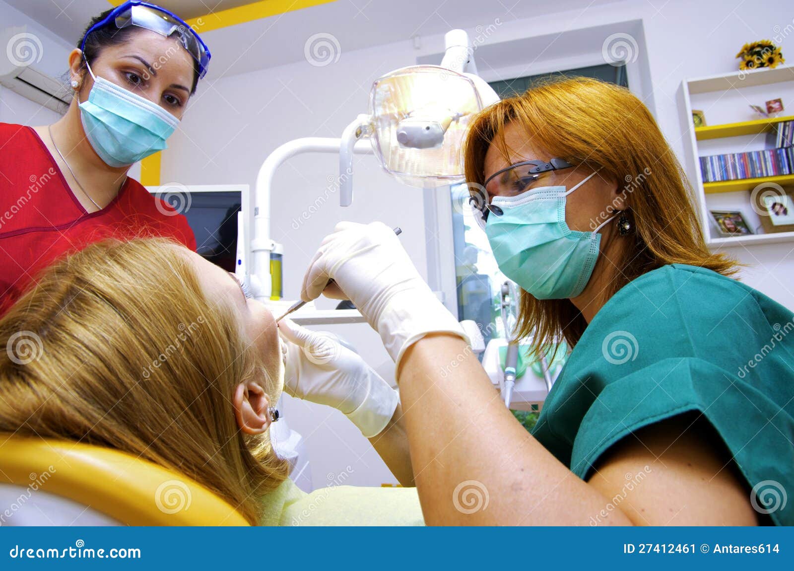 Dentist working stock image. Image of hygiene, anesthesia - 27412461