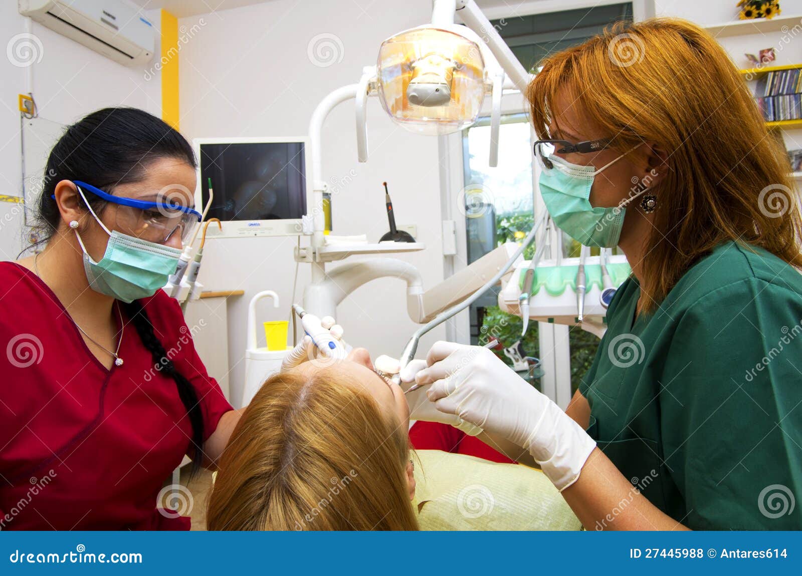 Dentist working stock photo. Image of caries, still, dentist - 27445988