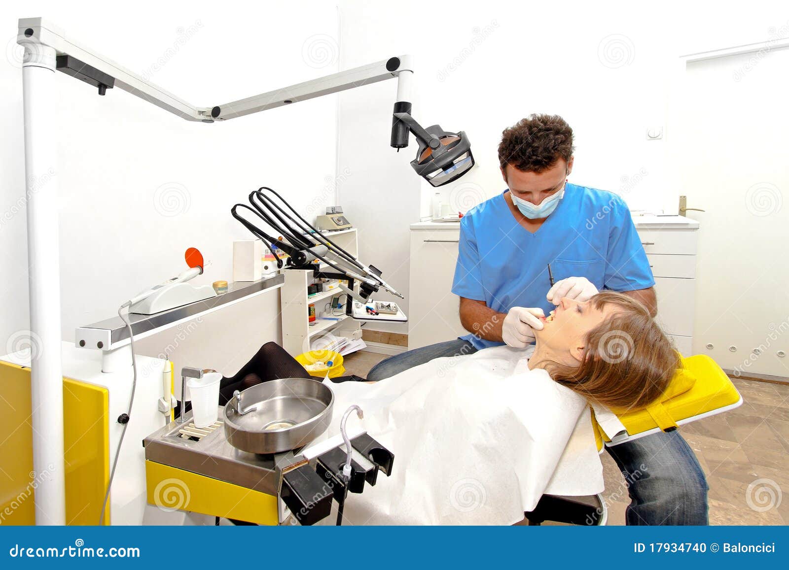Dentist workplace stock photo. Image of equipment, male - 17934740