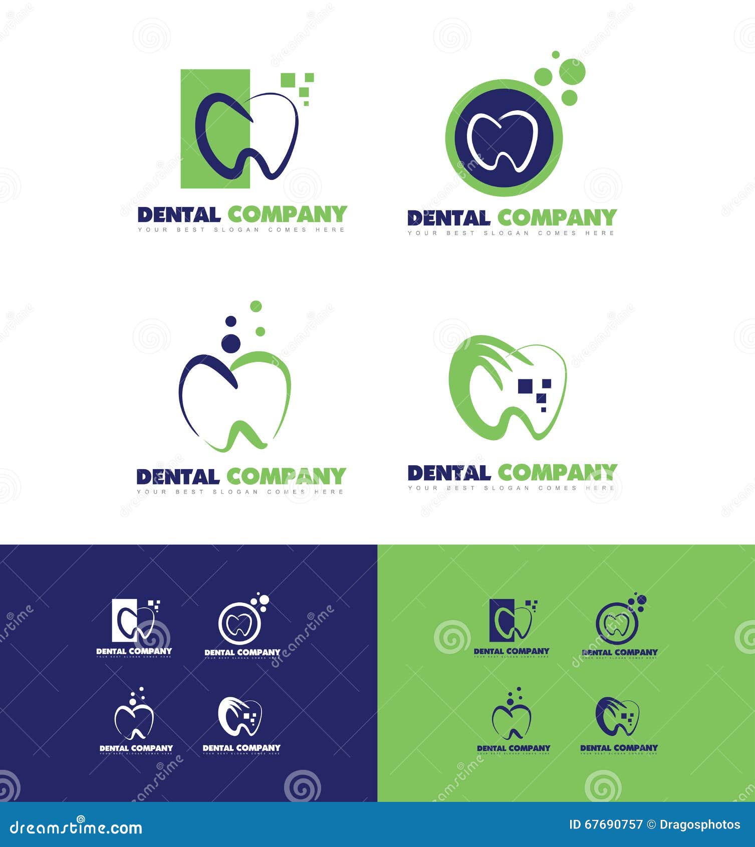 Dentista dentario Logo illustrazione vettoriale. Illustrazione di ...