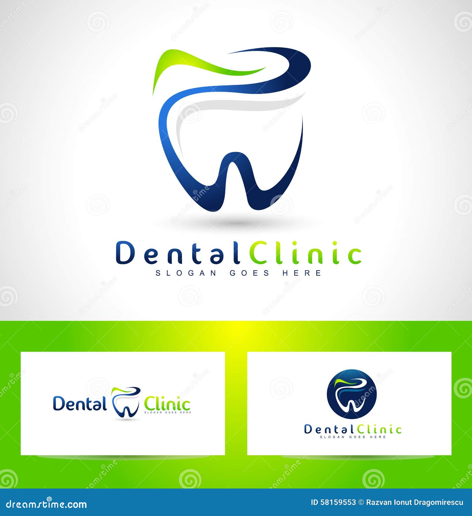 Dentiste Dentaire Logo Design Illustration de Vecteur - Illustration du ...