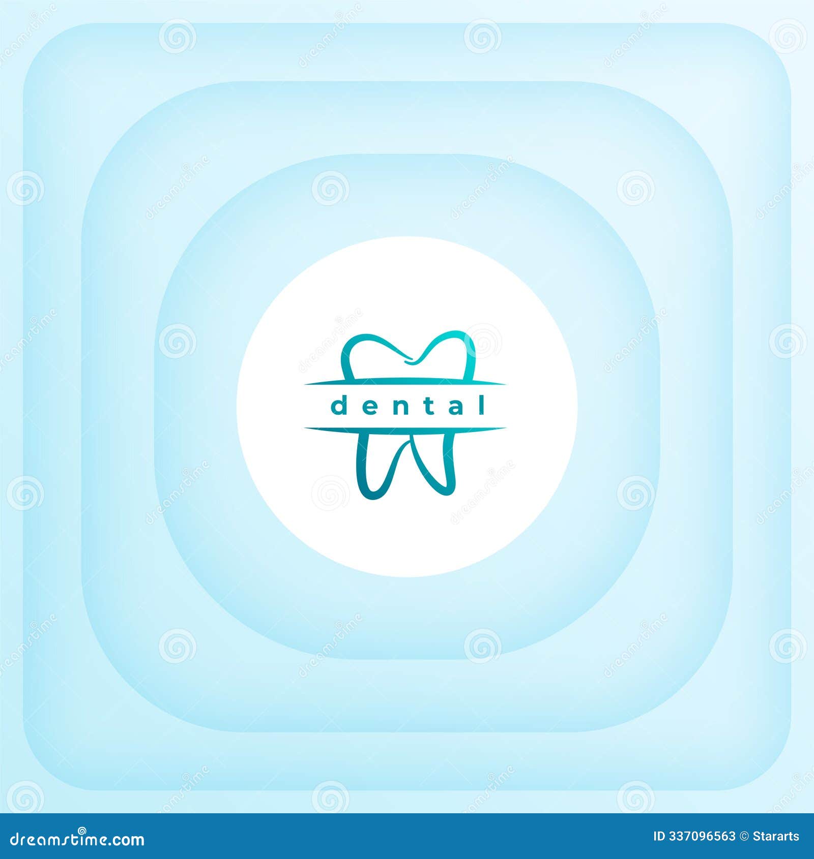 Dentistry Dental Tooth Care Logo Sign Template Stock Illustration ...