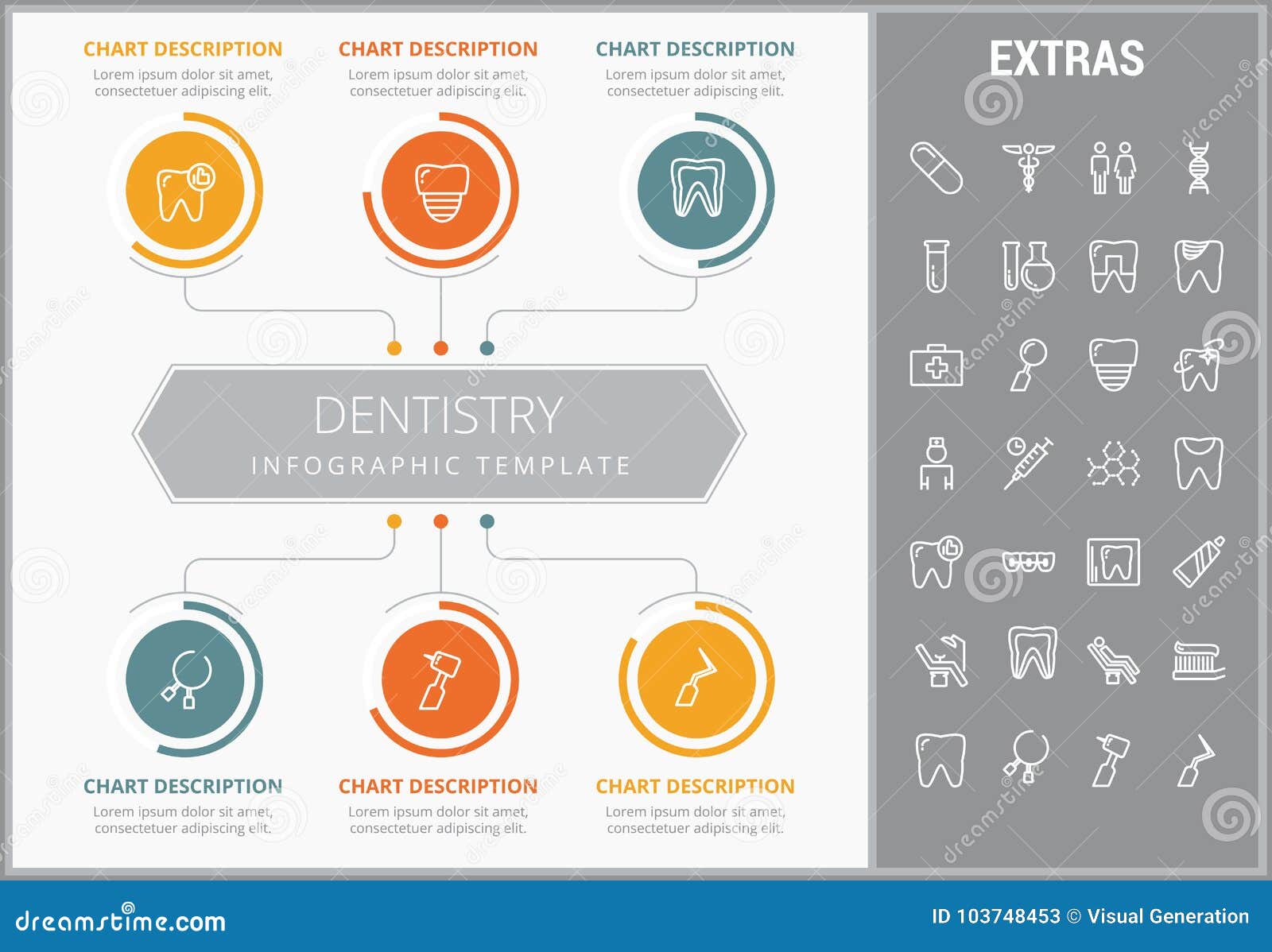 Dentistry Infographic Template, Elements and Icons Stock Vector ...