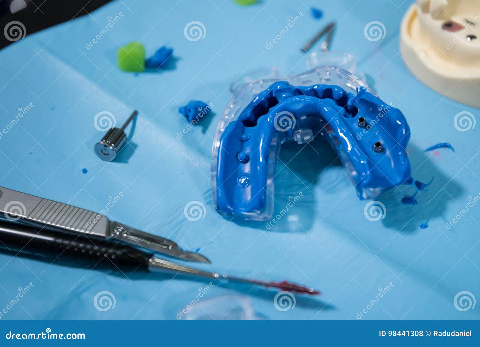 Dentistry Students on Teeth Study Stock Photo - Image of white ...
