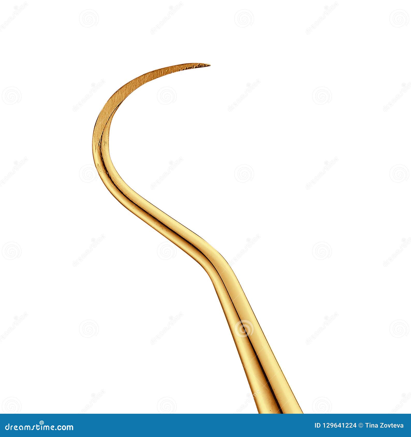 Dentists Dental Toothpick Tool Isolated on White Stock Photo - Image of ...