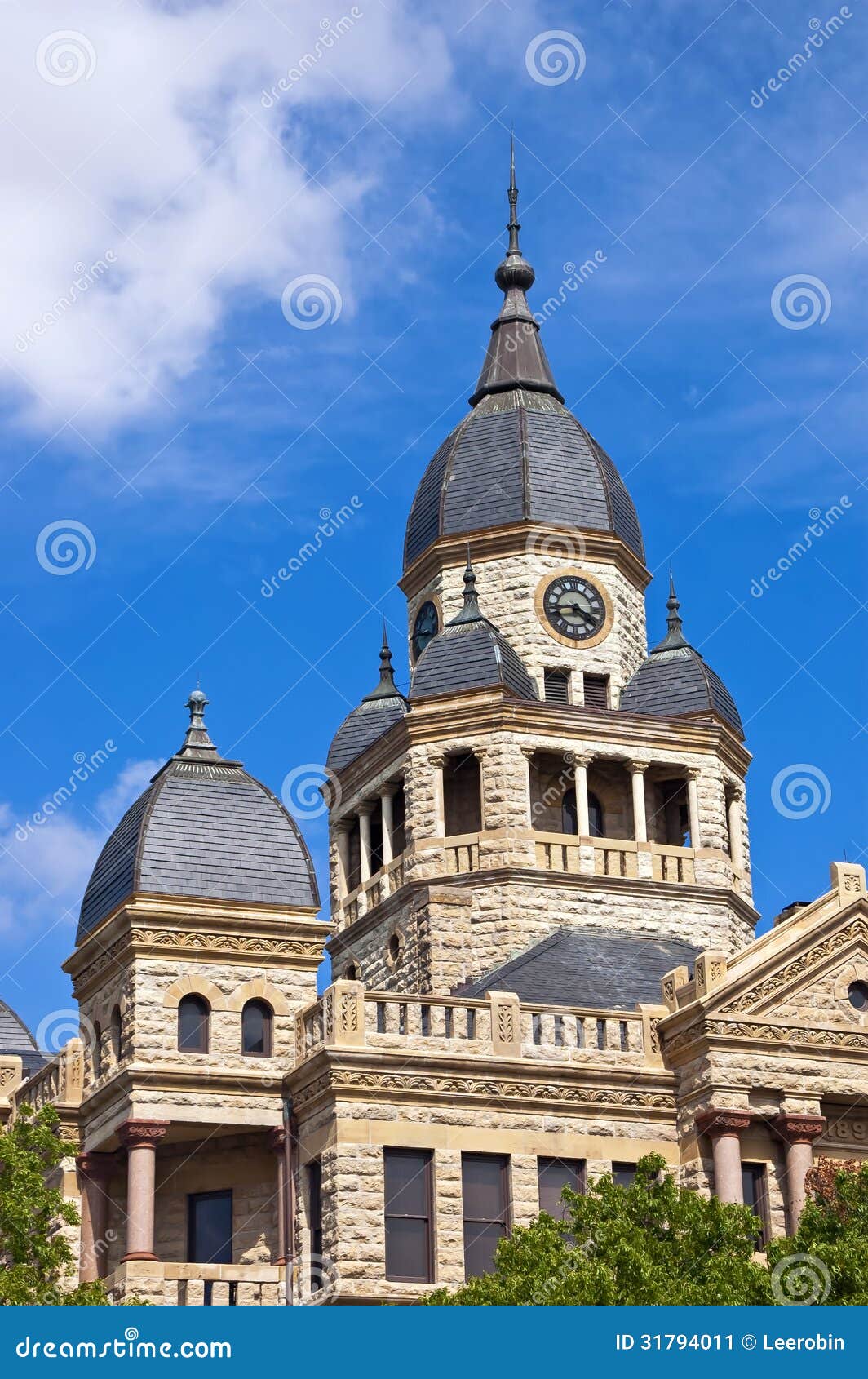 Denton County Courthouse in Denton, Texas Stock Image - Image of city ...