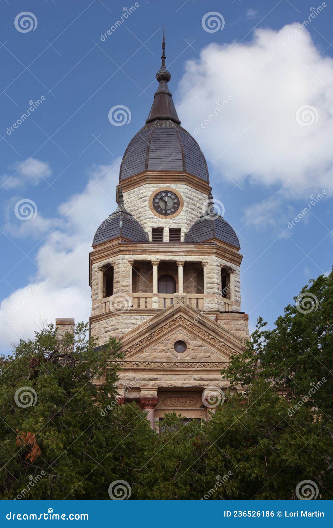 Denton County Courthouse in Downtown Denton, TX Stock Photo - Image of ...