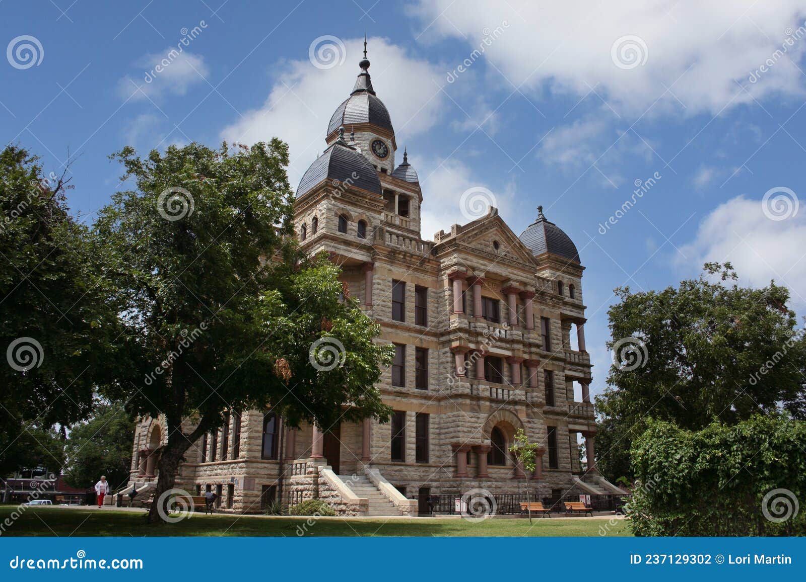 Denton County Courthouse in Downtown Denton, TX Stock Photo - Image of ...