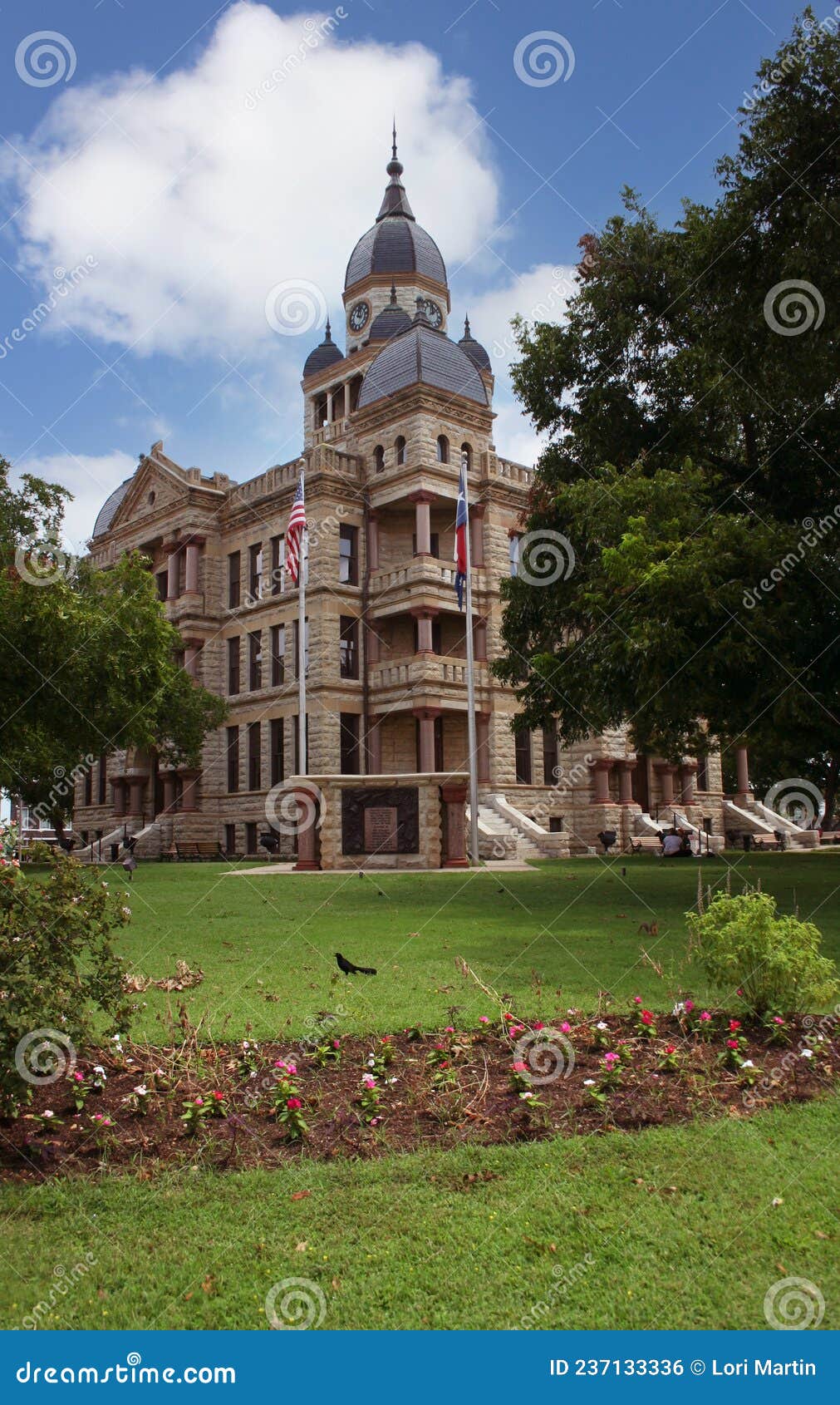 Denton County Courthouse in Downtown Denton, TX Stock Photo - Image of ...