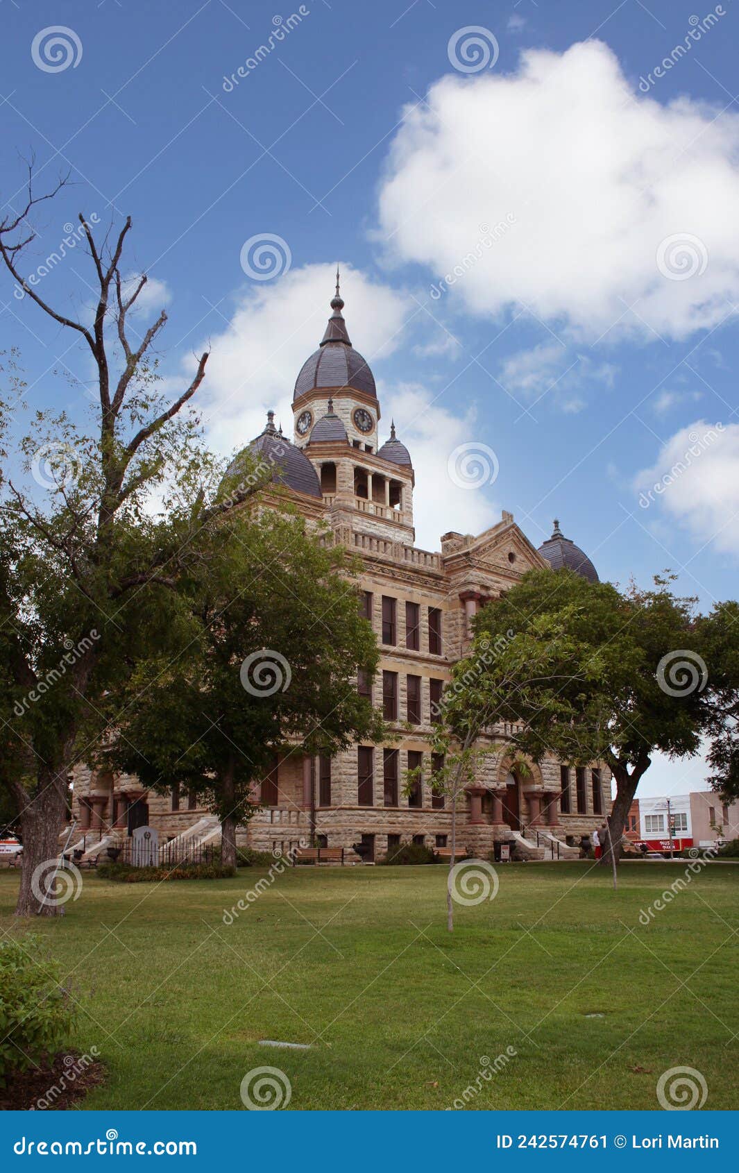 Denton County Courthouse in Downtown Denton, TX Stock Image - Image of ...