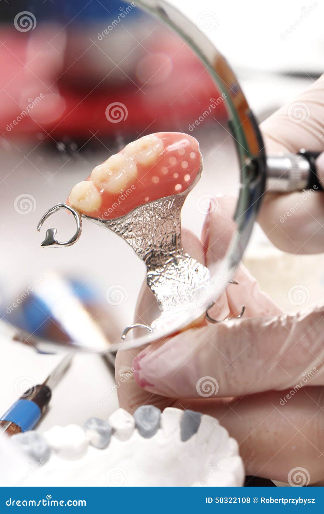 Dentures - artificial bark stock photo. Image of implant - 50322108