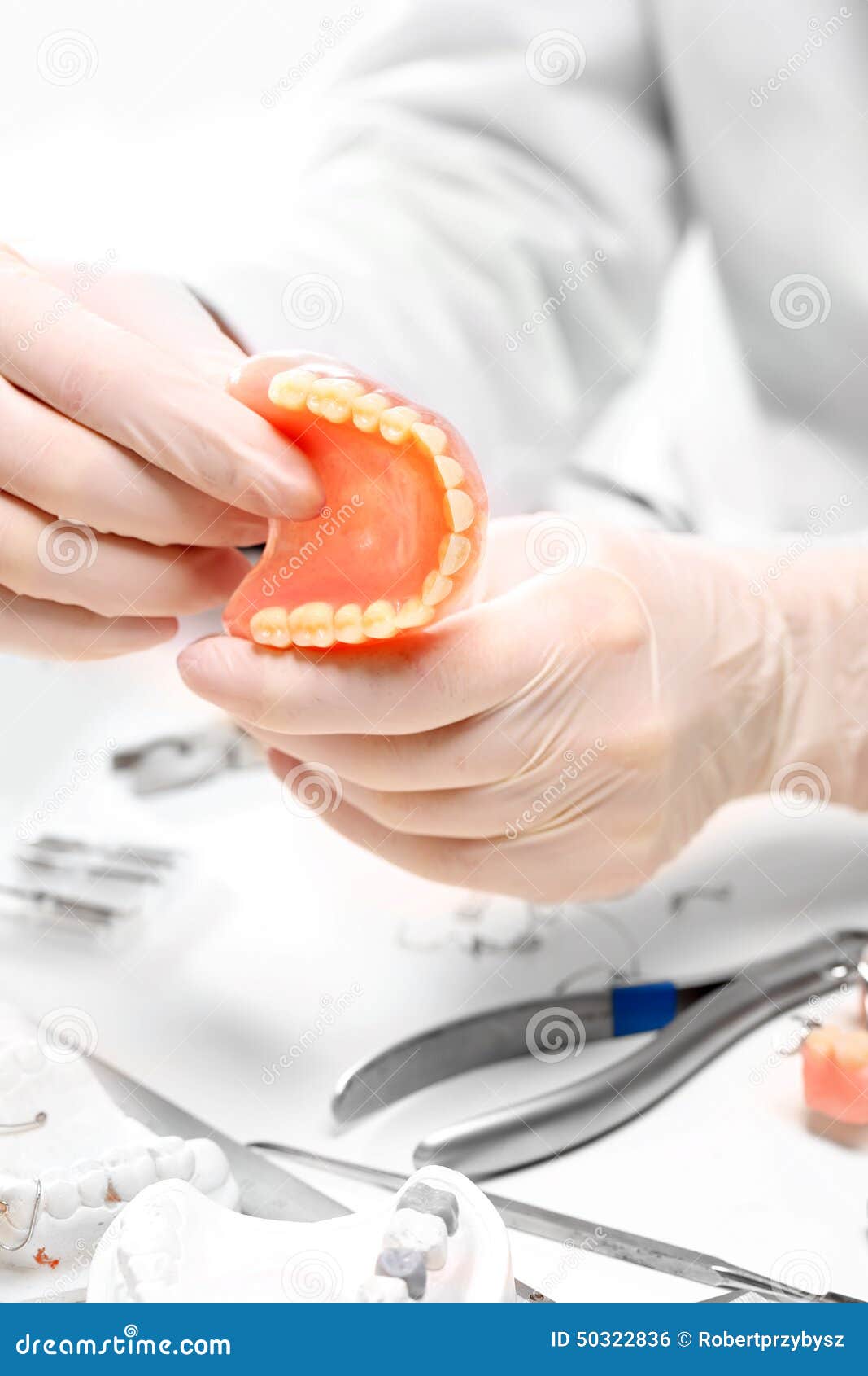 Dentures - artificial bark stock photo. Image of bridges - 50322836