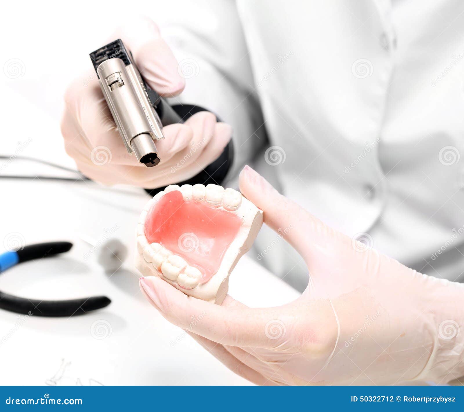 Dentures, prosthetics stock photo. Image of correction - 50322712