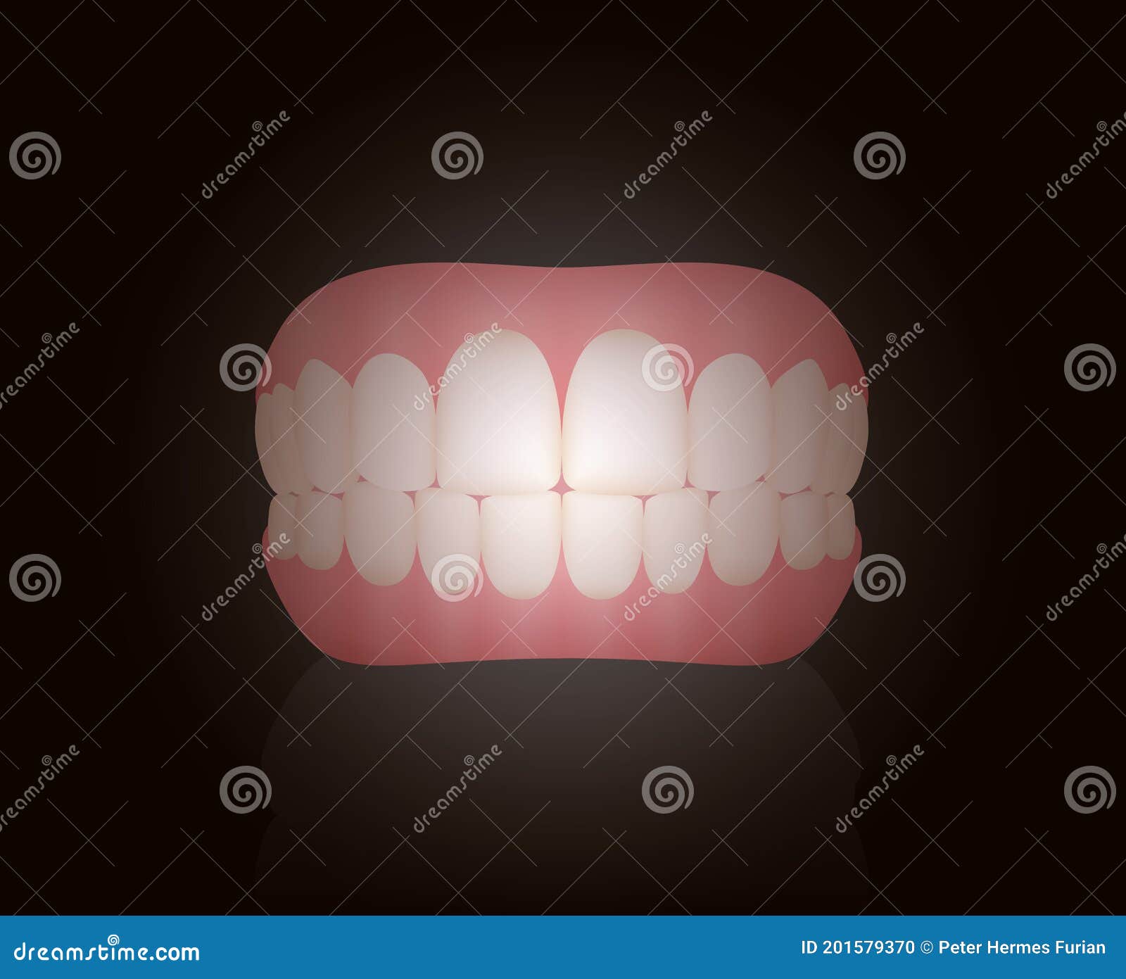 Dentures Royalty-Free Cartoon | CartoonDealer.com #24964964