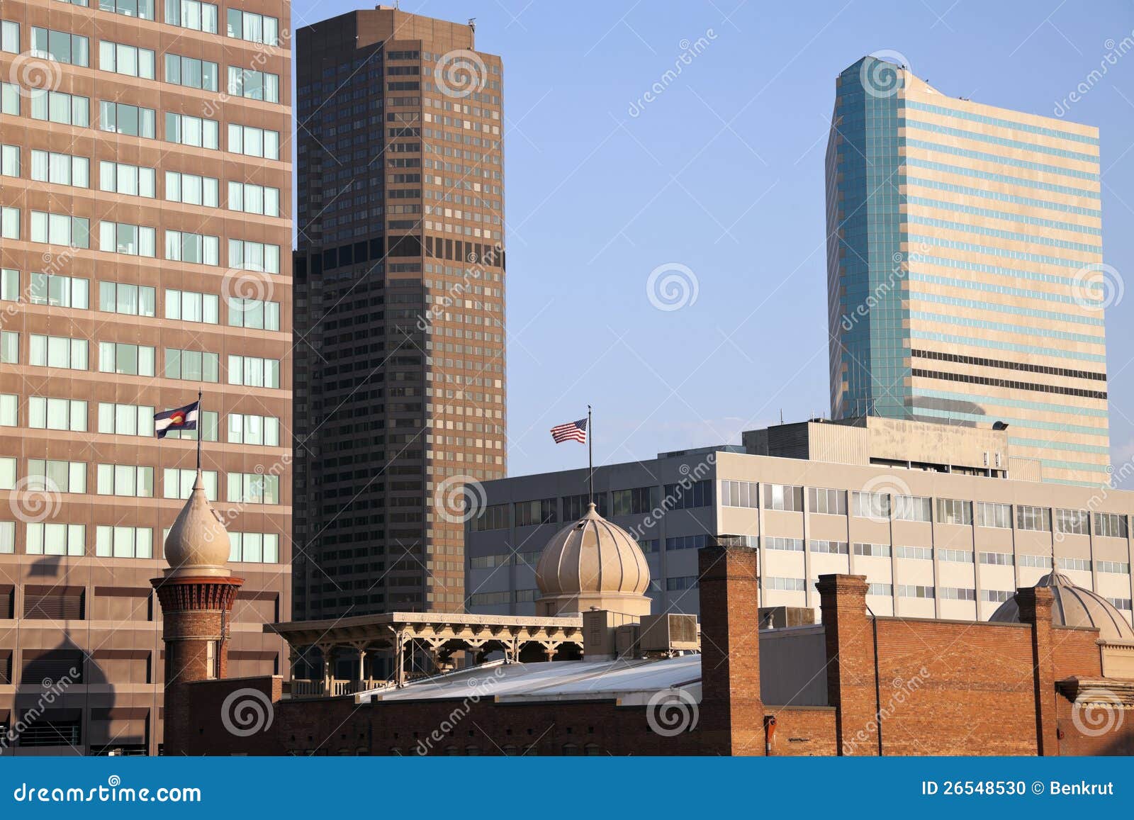 Denver buildings stock photo. Image of denver, travel - 26548530