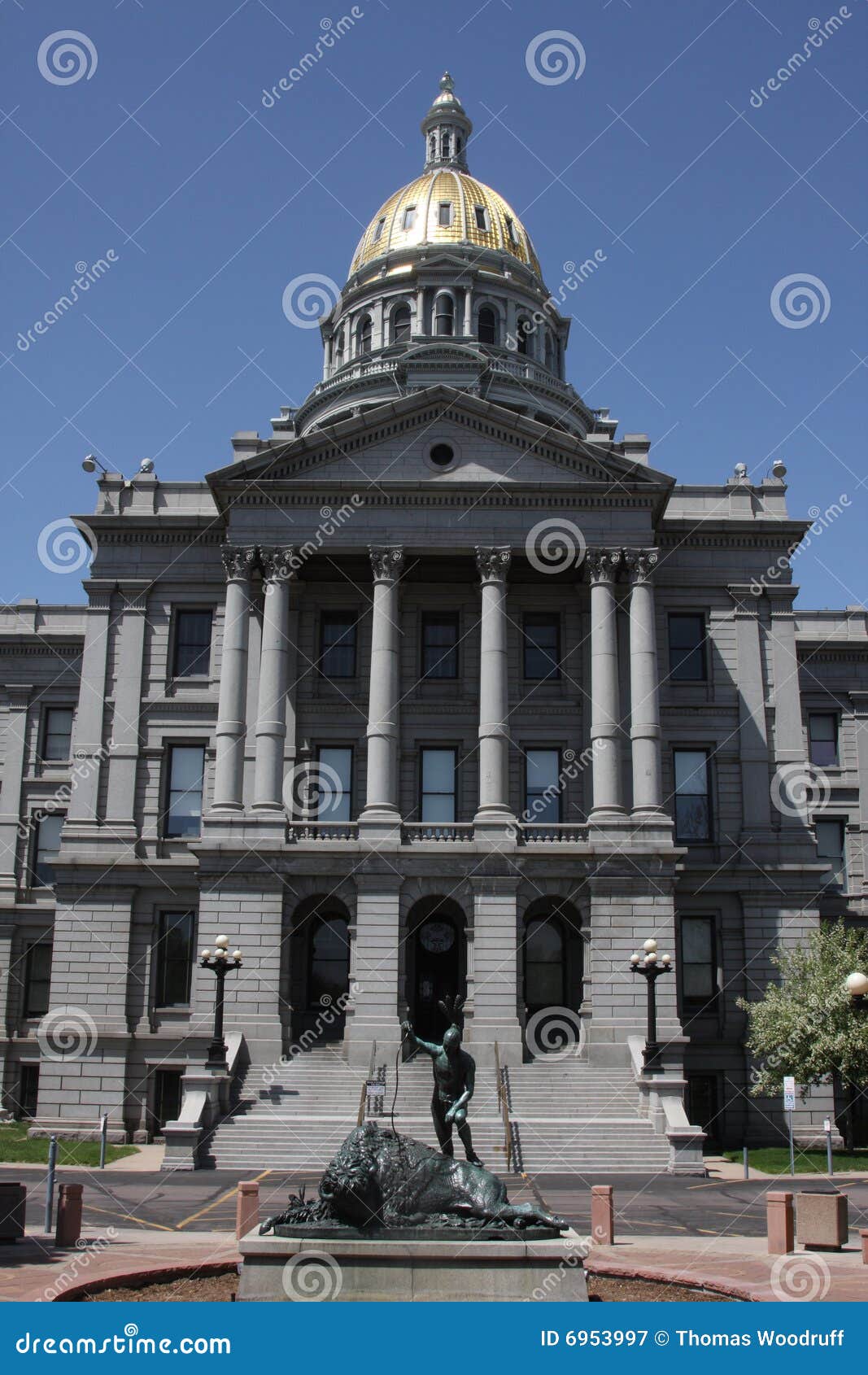 Denver Capitol stock image. Image of dome, downtown, denver - 6953997