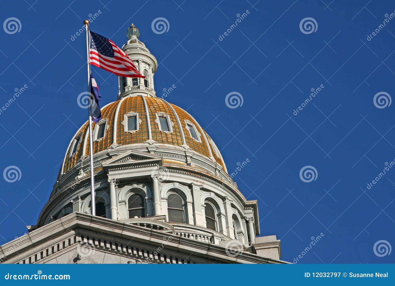 Denver Capitol Building Dome Stock Image - Image of government ...