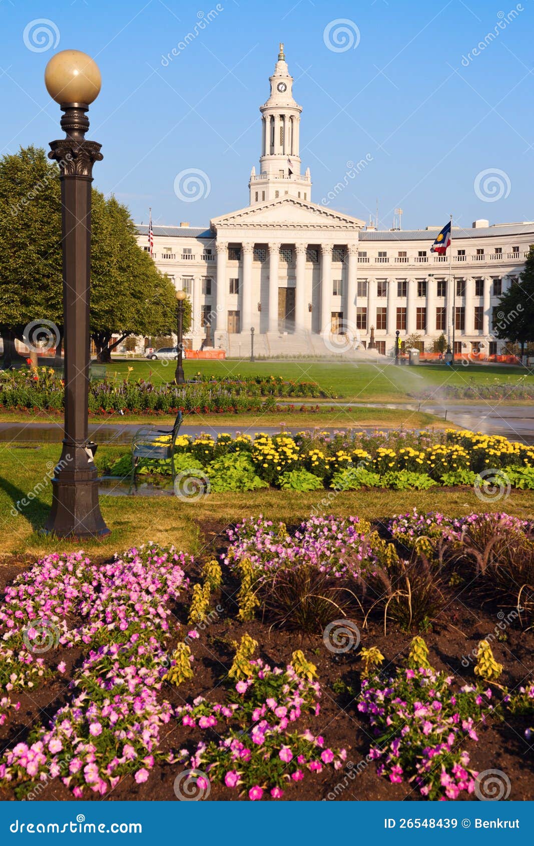 Denver City Hall stock image. Image of travel, hall, architecture ...