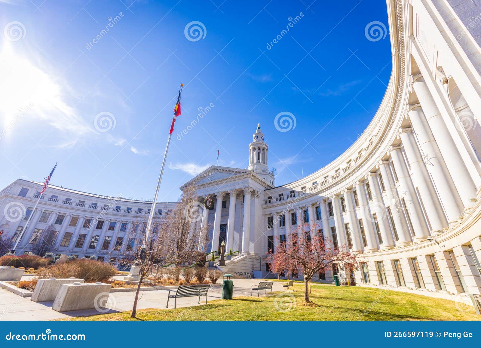 Denver City Hall editorial stock image. Image of travel - 266597119