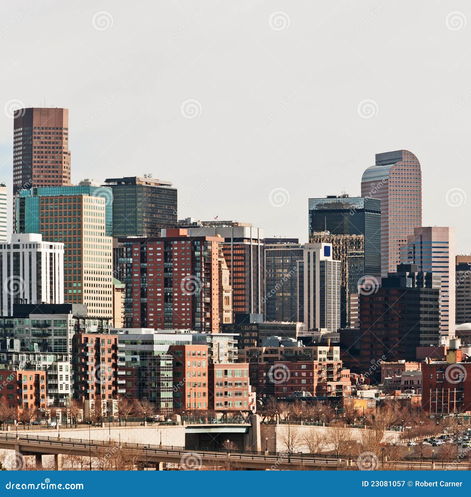 Denver Colorado Downtown Area Stock Image - Image of denver, road: 23081057