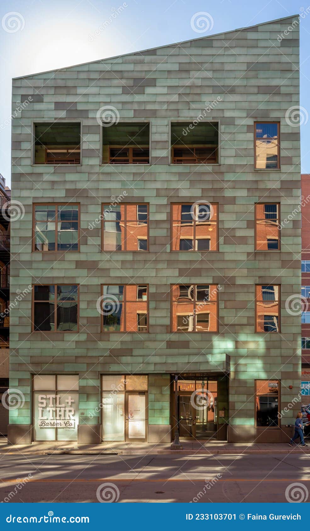 Beautiful Office Building in Downtown Denver, Colorado Editorial Photo ...