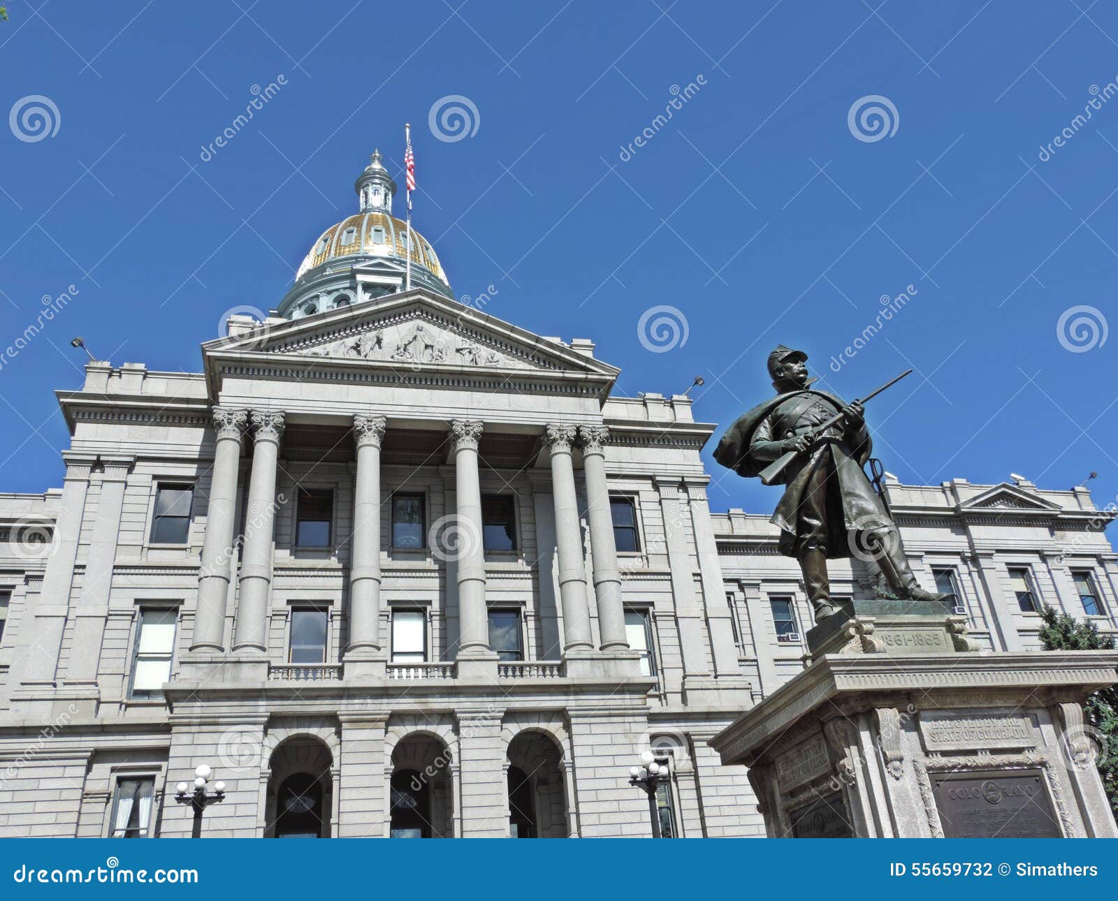 Denver Colorado State Capitol Building Foto de archivo - Imagen de ...