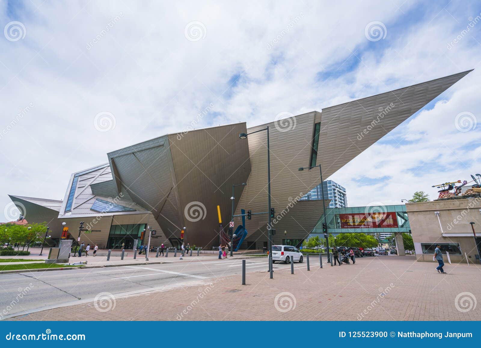 Denver ,colorado,usa. 06/11/17: Denver Art Museum on Sunny Day ... Denver ,colorado,usa. 06/11/17: Denver Art Museum on Sunny Day ...