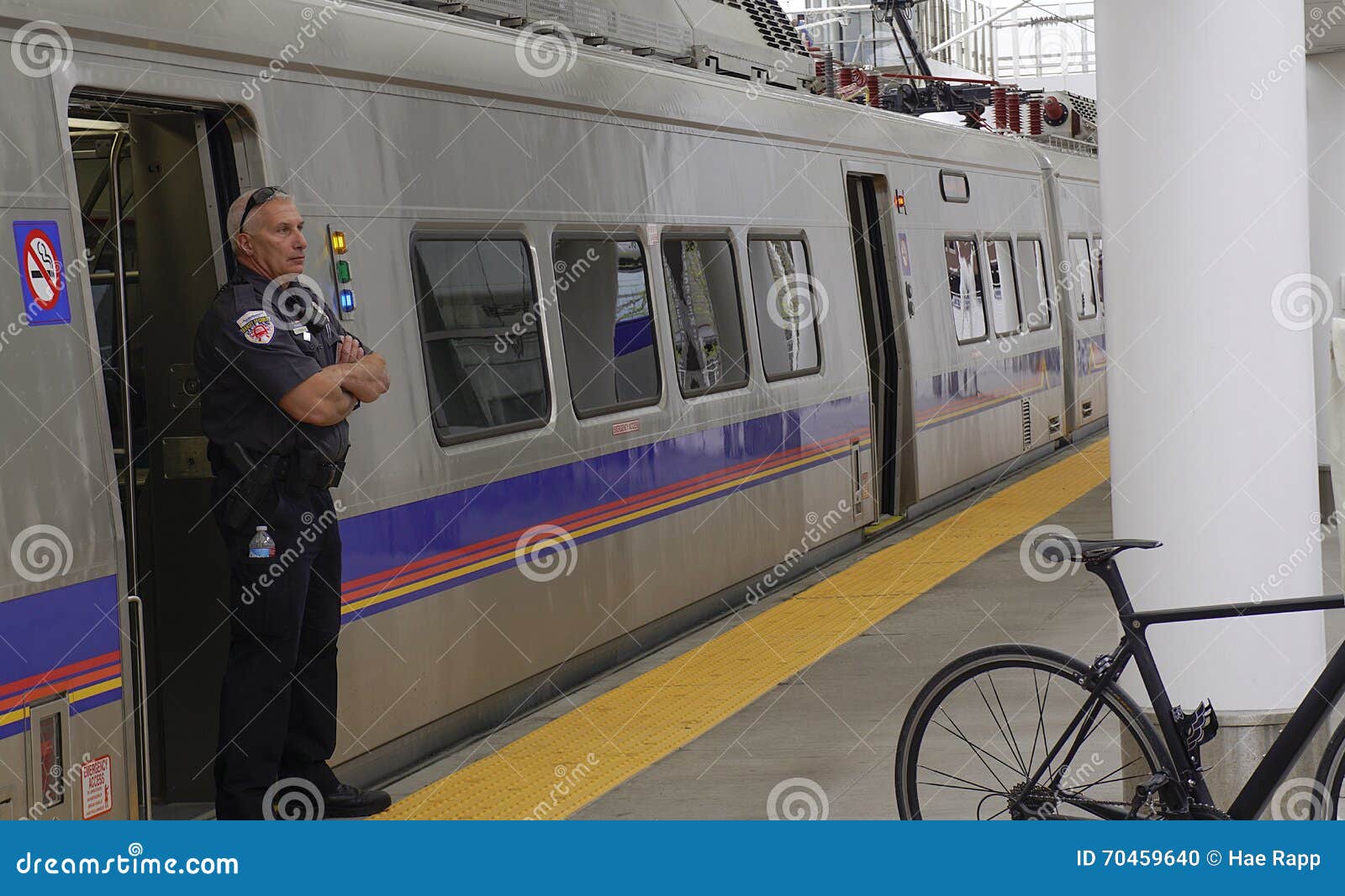 Denver light rail editorial image. Image of architecture - 70459640