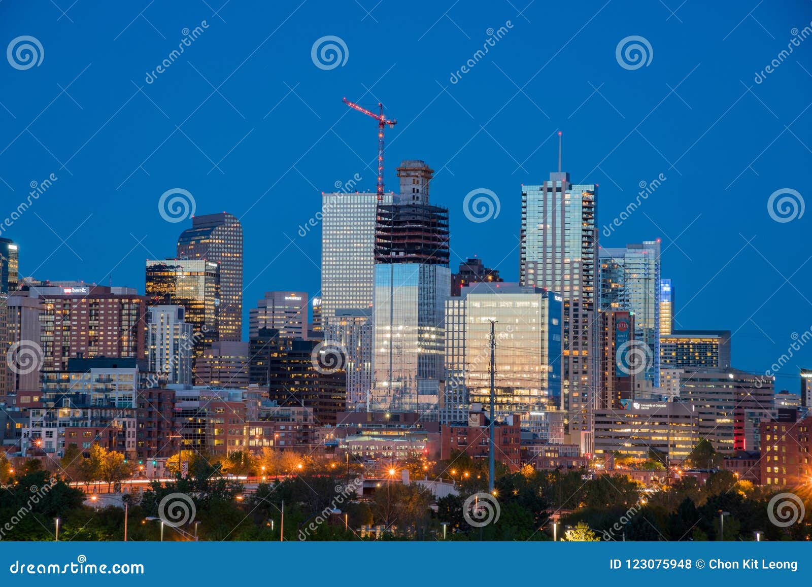 Night View of the Denver City Skyline Editorial Stock Photo - Image of ... Night View of the Denver City Skyline Editorial Stock Photo - Image of ...