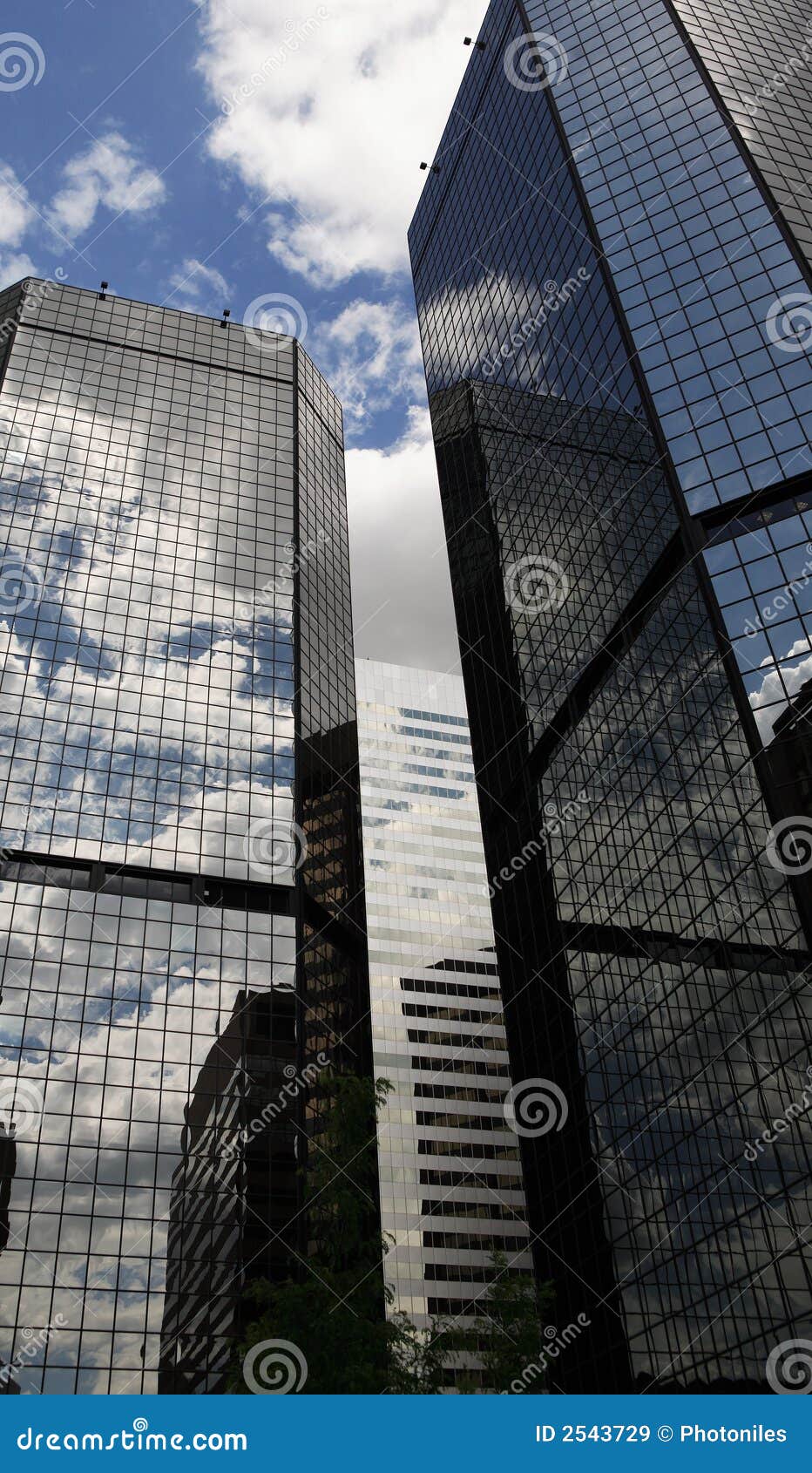 Denver Office Buildings stock image. Image of high, power - 2543729